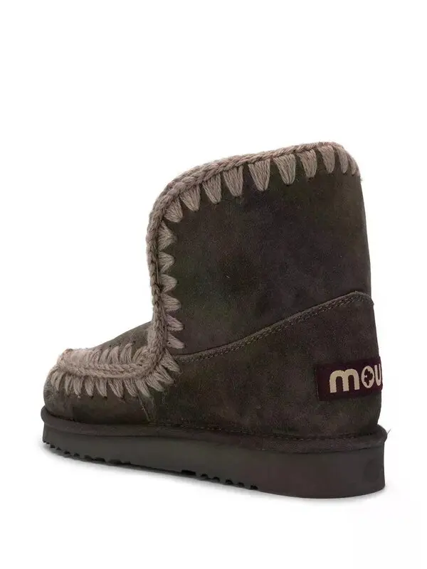 Mou Knitted Detail Boots