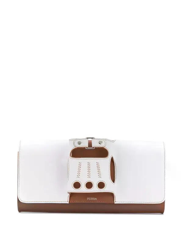 Perrin Le Cabriolet Clutch - White