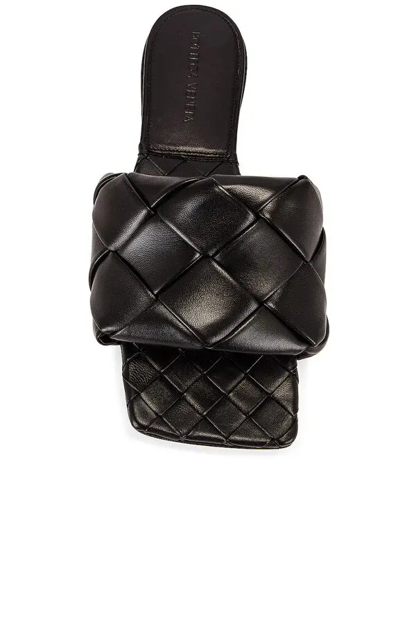 Bottega Veneta Lido Sandals - Black