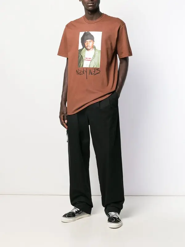 Supreme Nasty Nas T-Shirt - Brown | Editorialist