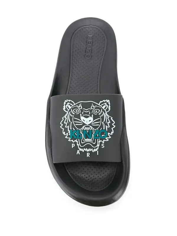 Kenzo Tiger Debossed Slides