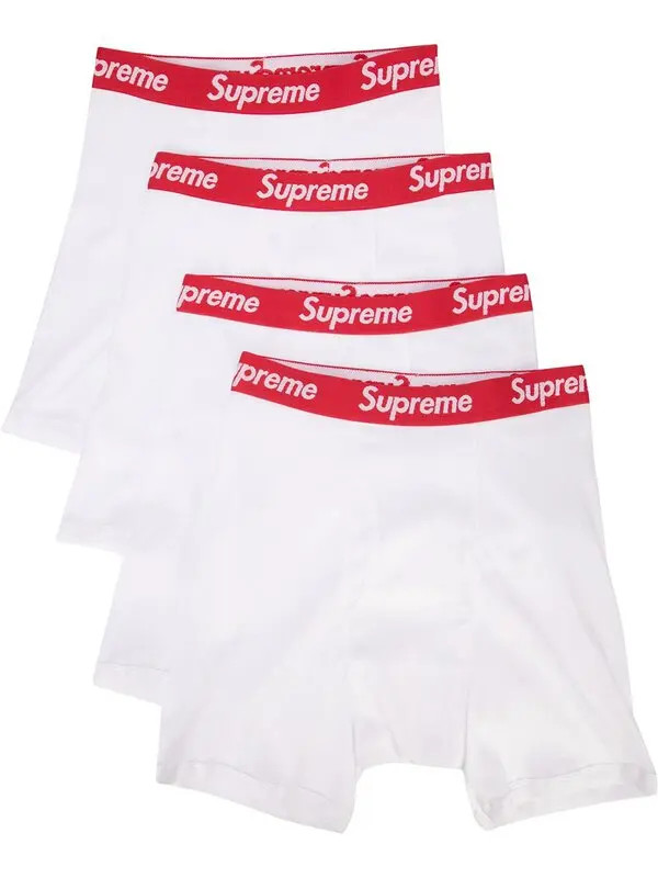 Supreme X Hanes Tagless Boxer Briefs - White