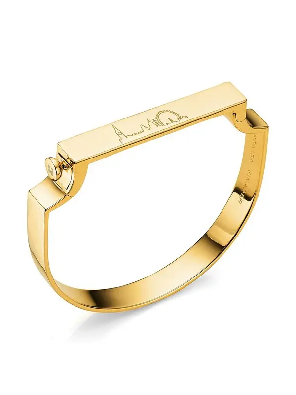 Monica Vinader Signature Bangle - Gold
