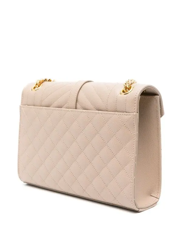 Saint Laurent Envelope Shoulder Bag - Neutrals