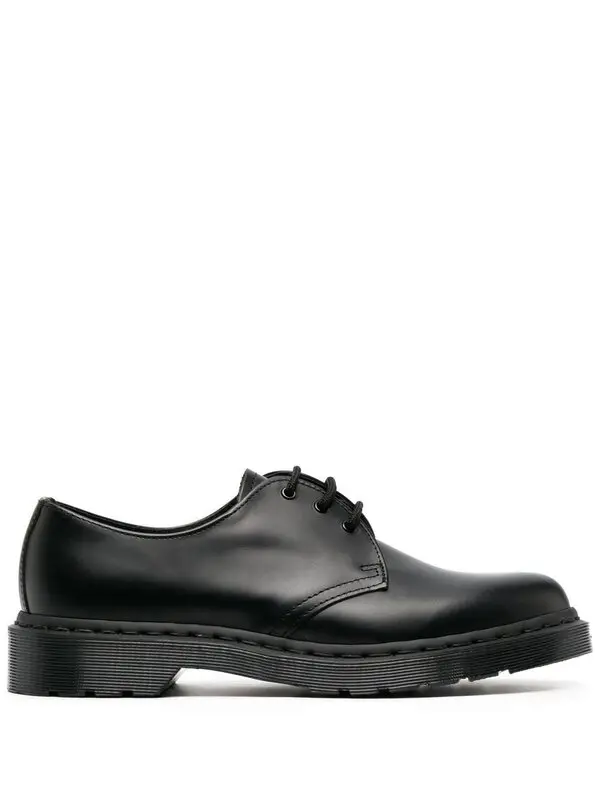 Dr. Martens Leather Derby Shoes - Black