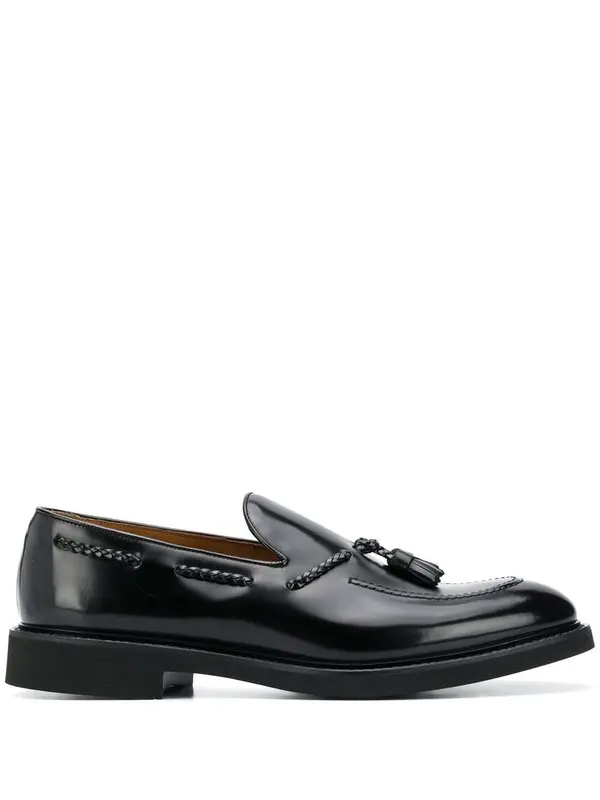 DOUCAL'S Tassel-embellished Leather Loafers
