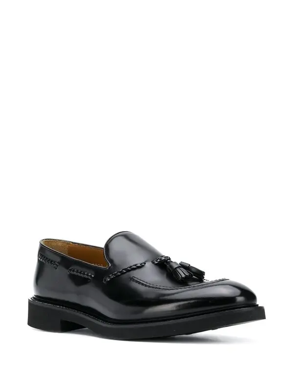 DOUCAL'S Tassel-embellished Leather Loafers