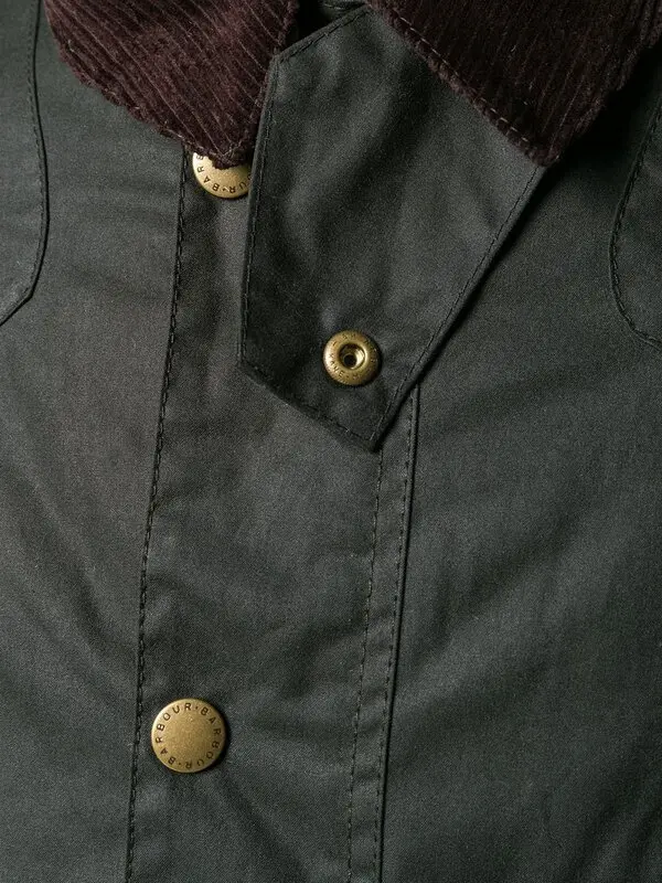 Barbour Reelin Wax-coated Jacket - Green