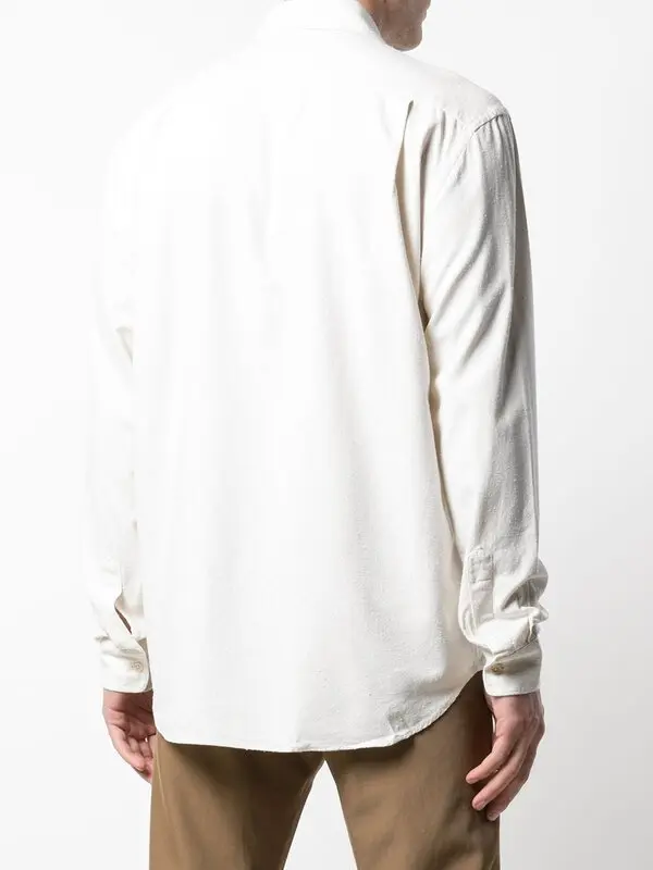 Our Legacy Long-sleeve Silk Shirt - White