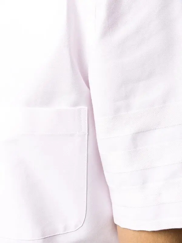 Thom Browne Satin Weave 4-bar Shirt