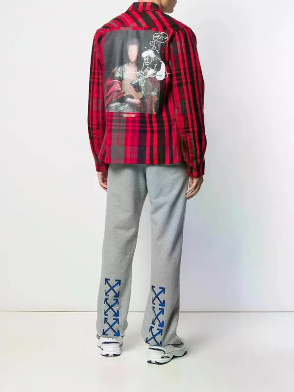 Off-White Acrylic Arrows Slim Track Pants