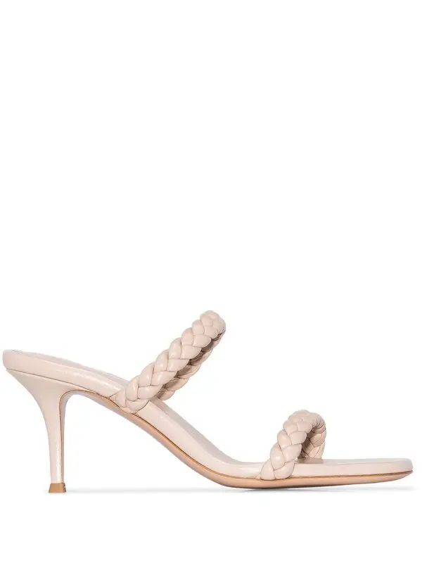 GIANVITO ROSSI Plaited Strap 70mm Sandals