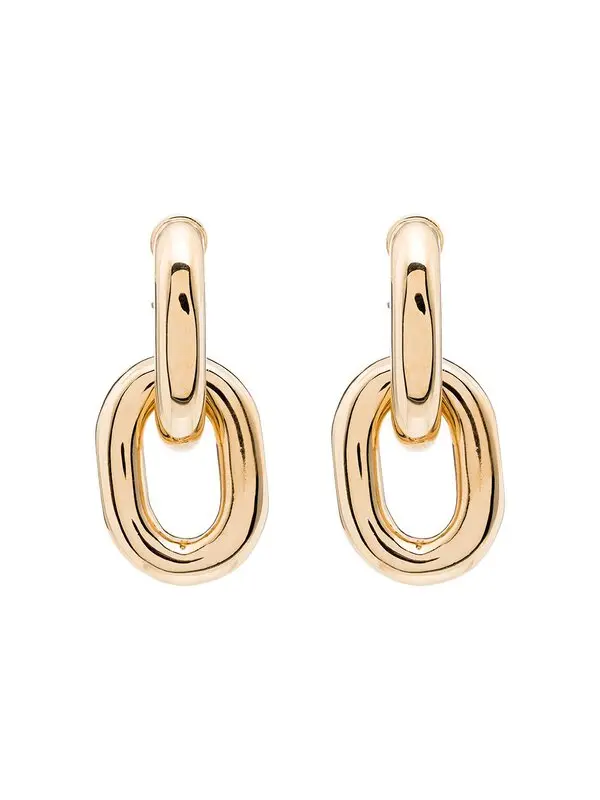 Rabanne Chain Link Earrings - Gold