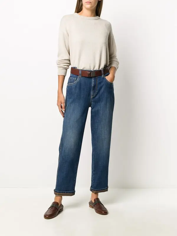 Brunello Cucinelli Sequin Details Jumper - Neutrals