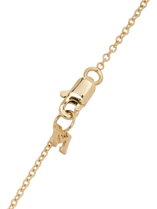 Mateo 14kt Diamond A Initial Necklace