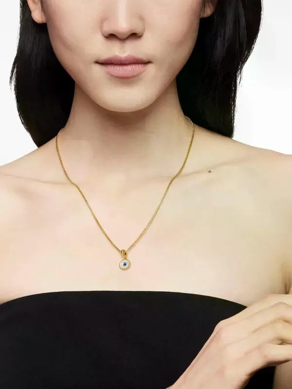 David Yurman 18kt Yellow Evil Eye Amulet - Gold