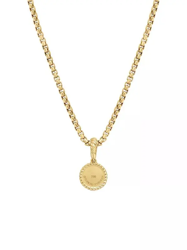David Yurman 18kt Yellow Evil Eye Amulet - Gold