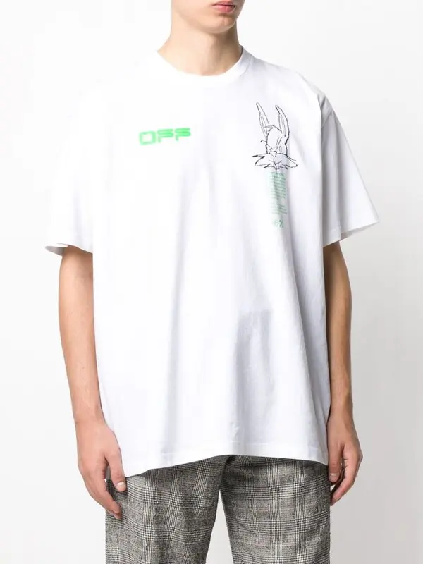 Off-White Off- Harry The Bunny T-Shirt In White - 68% Off