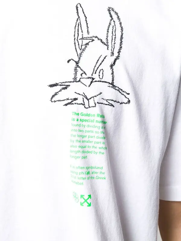 Off-White Off- Harry The Bunny T-Shirt In White - 68% Off
