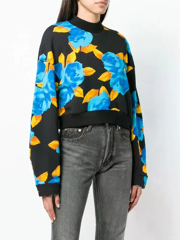 MSGM Cropped Jersey Sweater