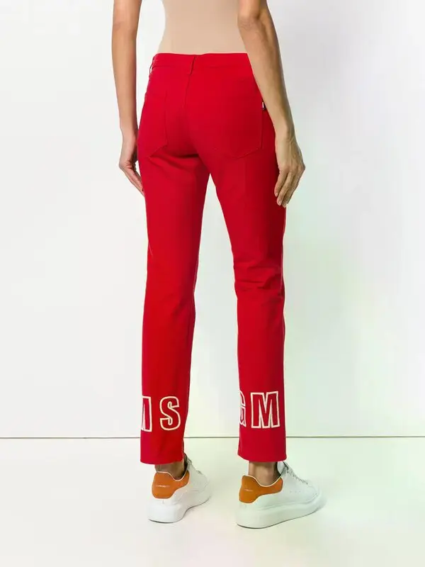 MSGM Slim-fit Jeans With Logo