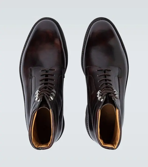 John Lobb Alder Leather Boots - Brown