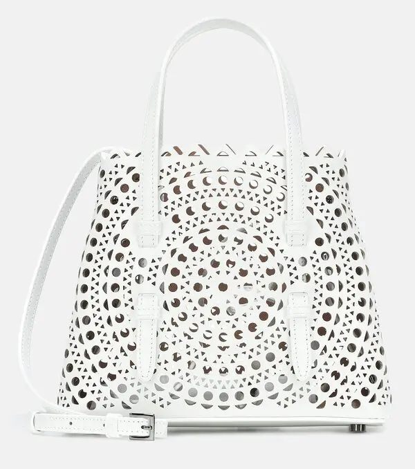 AZZEDINE ALAIA Alaïa Le Mina 20 New Vienne Tote Bag - White