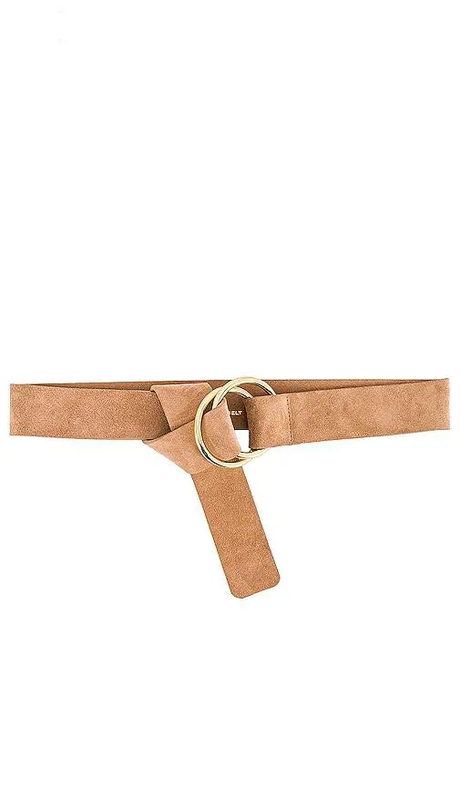 B-low The Belt Tumble Suede Belt - Sand & Gold