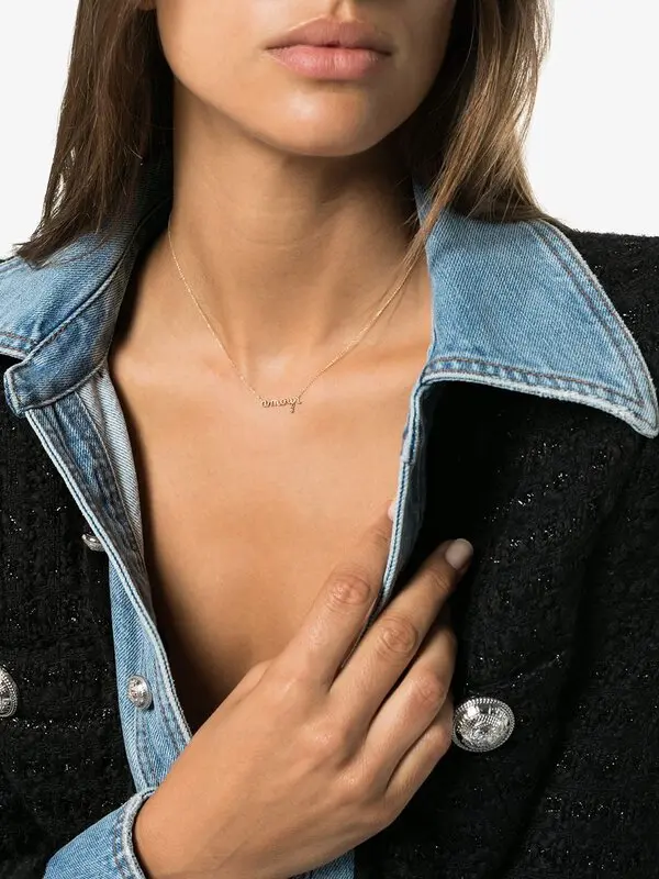 PERSEE 18kt Yellow Amour Diamond Necklace