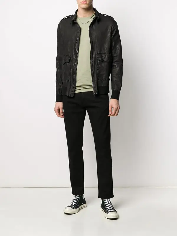 LEVI'S Mid-rise Slim-fit Jeans - Black