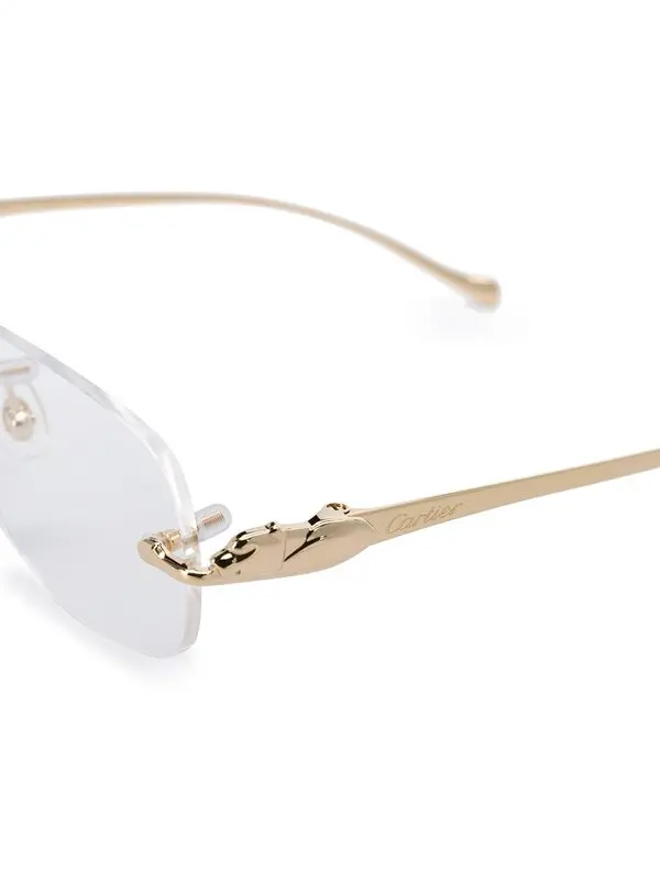 CARTIER Rimless Oval Glasses