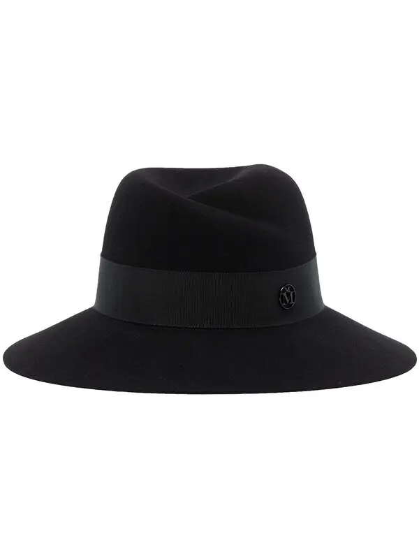 MAISON MICHEL Virginie Fedora - Black