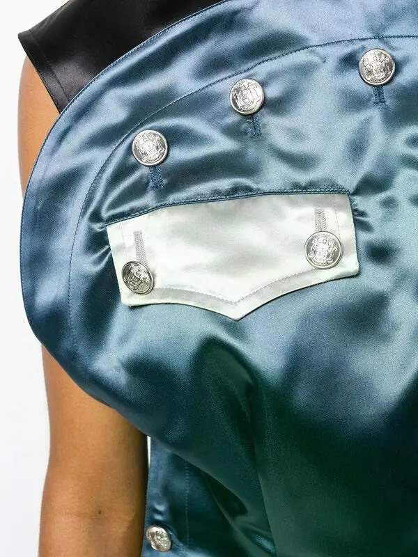 Calvin Klein Button Embellished Blouse