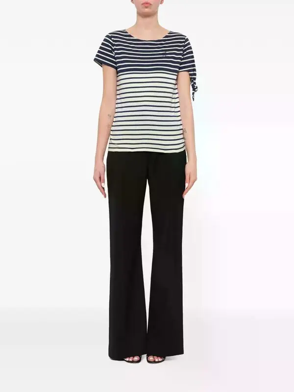 JW Anderson Striped Knot T-shirt - Blue