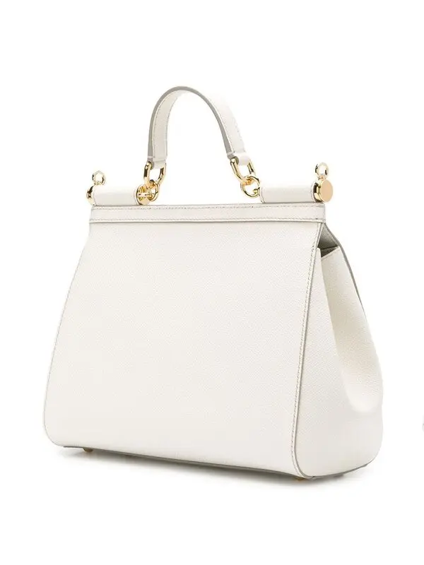 Dolce & Gabbana Sicily Tote Bag - White