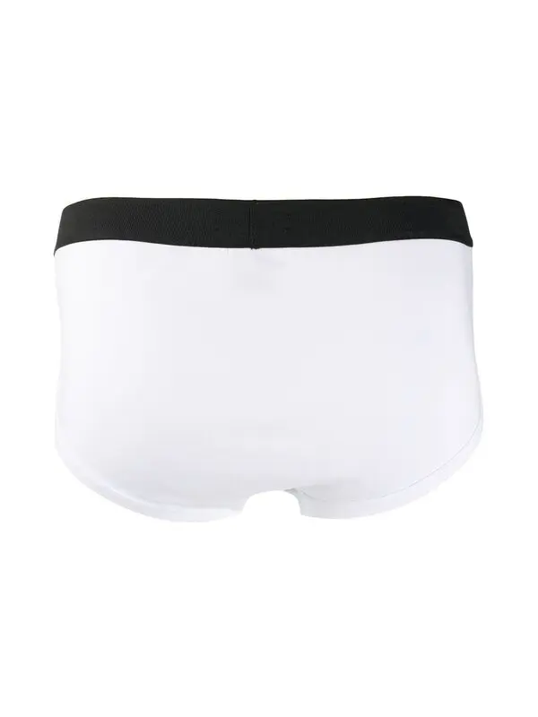 TOM FORD Logo Waistband Briefs - White