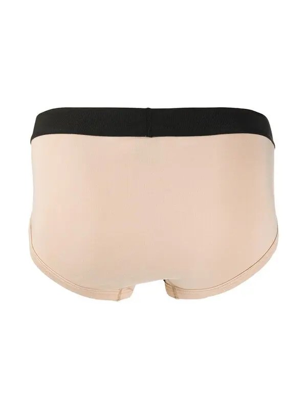 TOM FORD Classic Logo Waistband Briefs - Neutrals