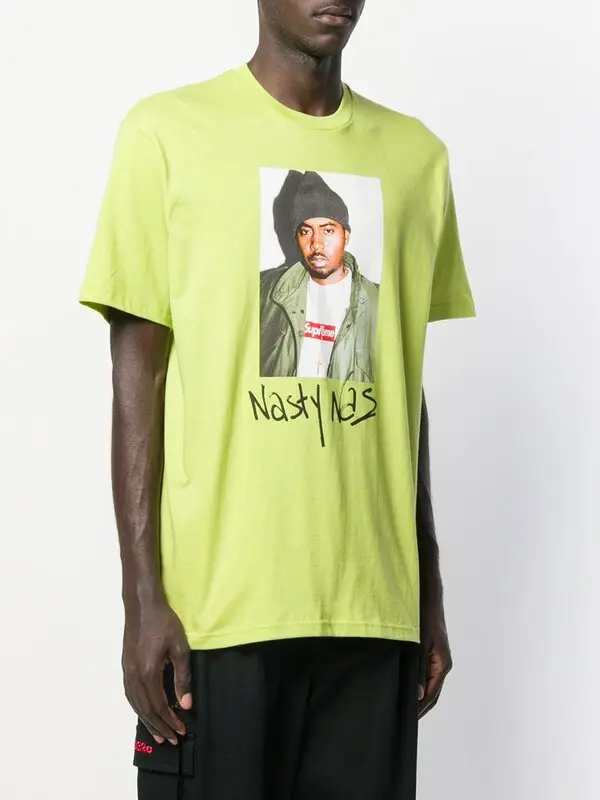 Supreme Nasty Nas Photographic-print T-shirt - Green
