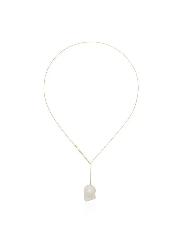 Sophie Bille Brahe 14kt Sirene Pearl Pendant Necklace - Gold