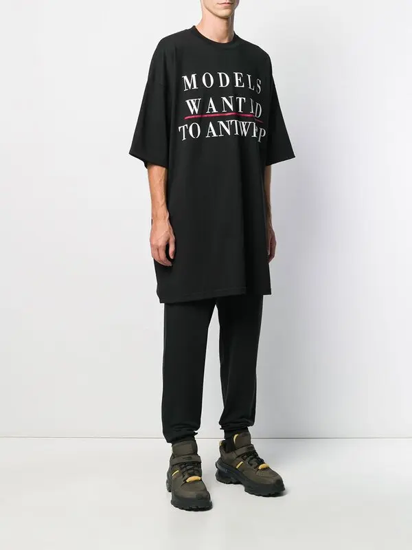 Camper X Bernhard Willhelm Oversized T-Shirt - Black | Editorialist