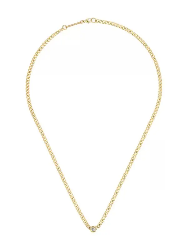 Zoe Chicco 14kt Diamond Necklace - Gold