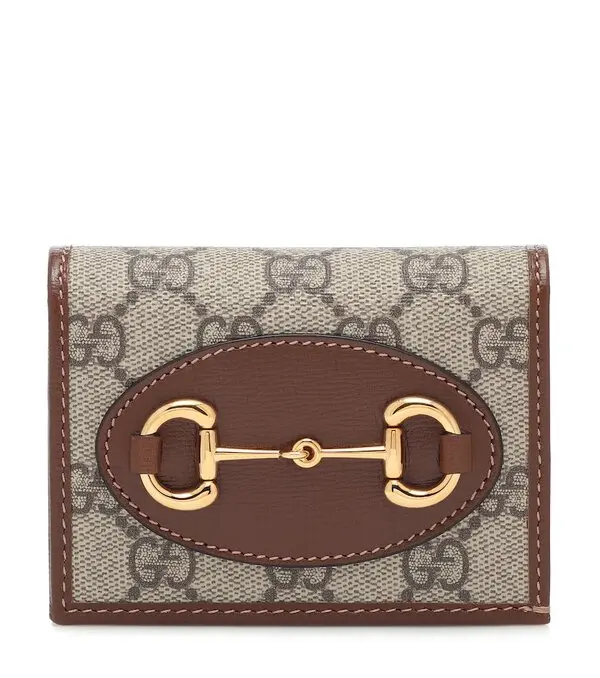 Gucci Horsebit 1955 Leather Wallet - Brown