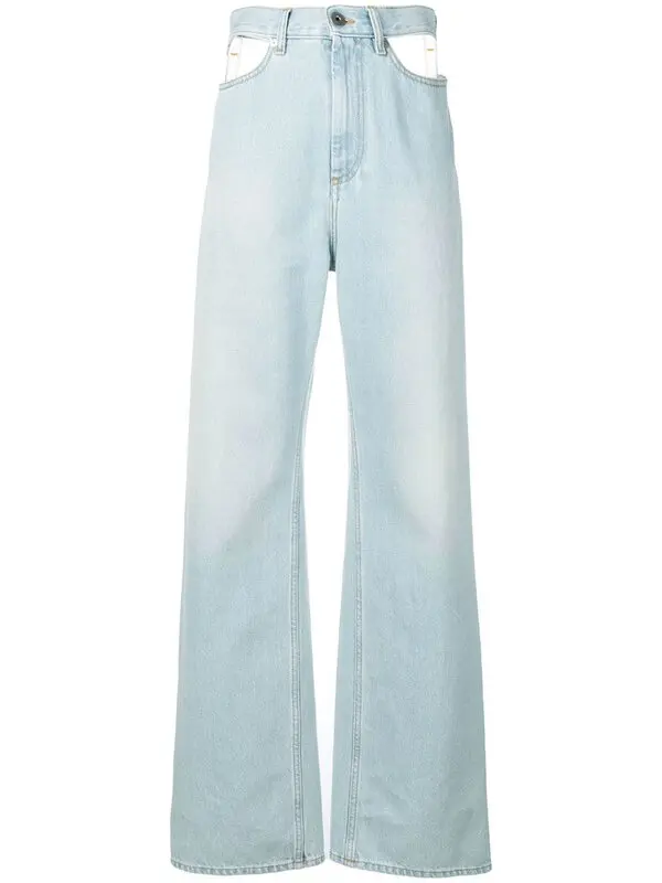 MAISON MARGIELA Décortiqué Wide-leg Jeans