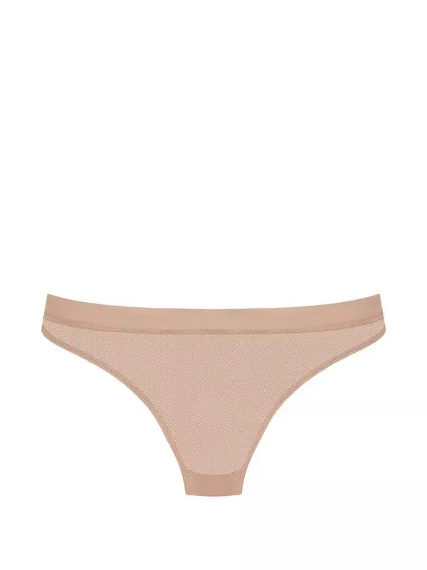 MAISON CLOSE Corps À Corps Mesh Briefs - Neutrals