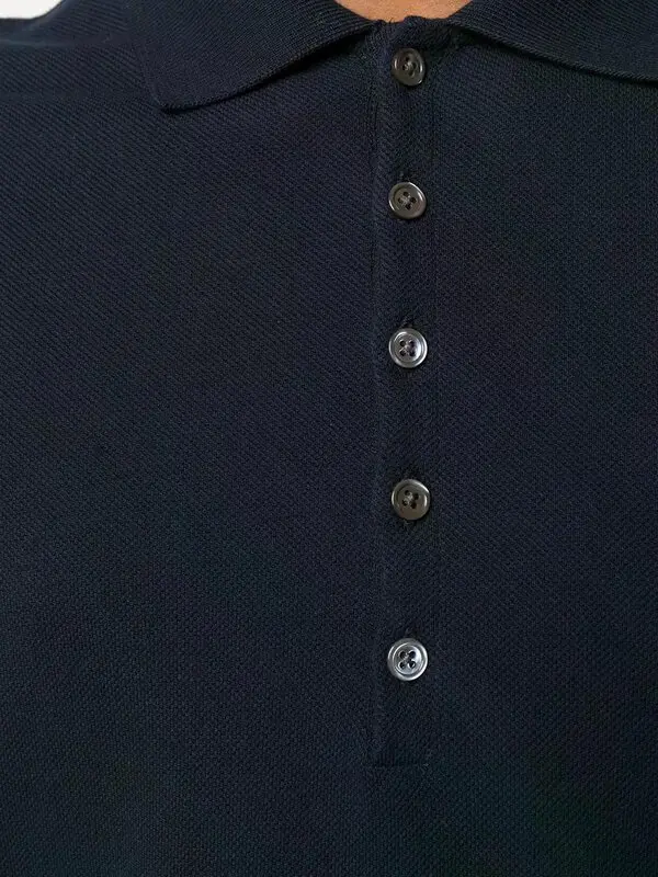 Thom Browne 4-bar Piqué Polo Shirt