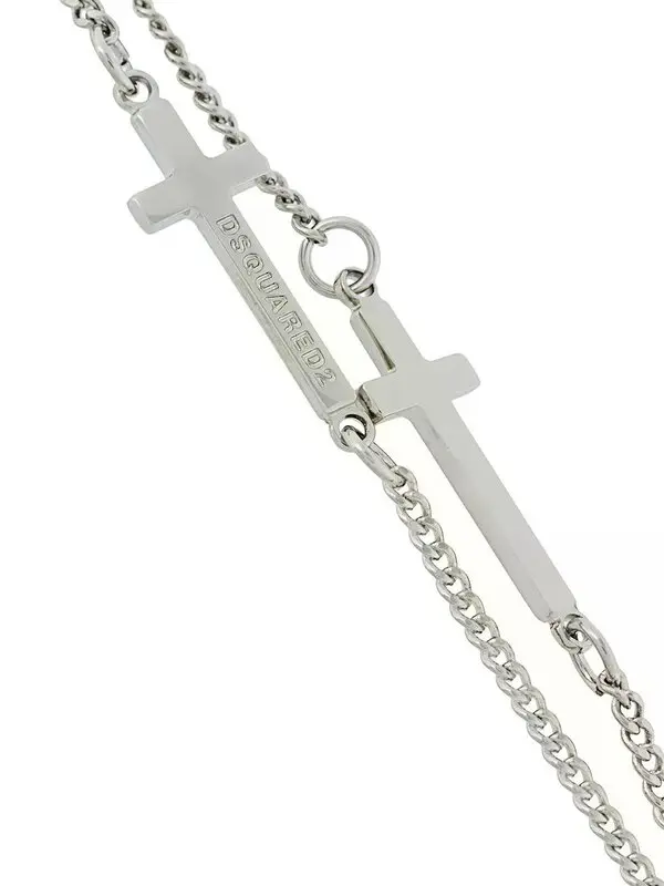 Dsquared2 Cross Bracelet - Silver