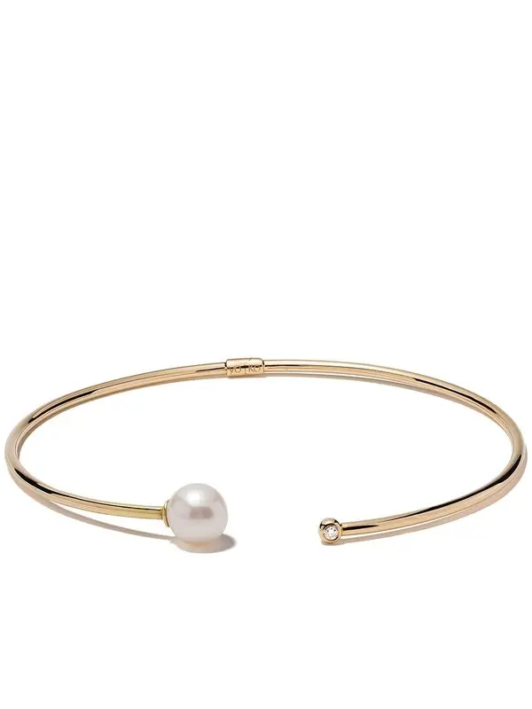 Yoko London 18kt Yellow Trend Freshwater Pearl And Diamond Necklace - Gold