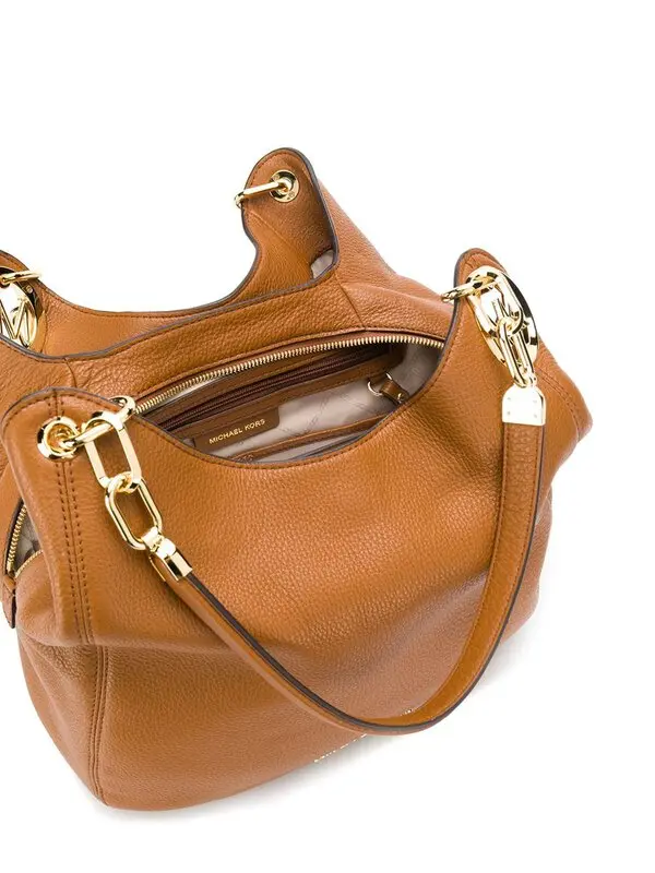 Michael Kors Large Lillie Shoulder Bag - Brown