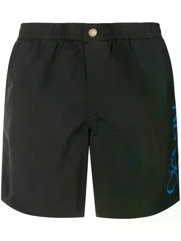 Kenzo Logo Swim Shorts - Black