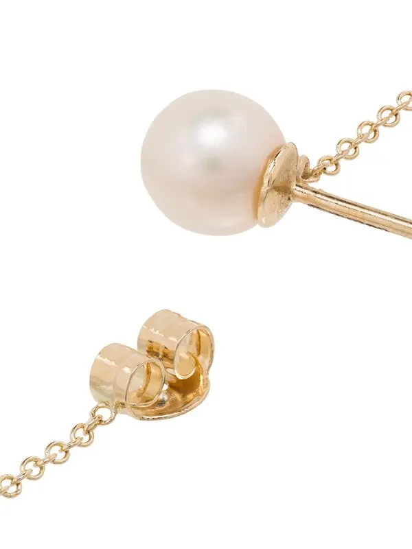 Mateo 14kt Pearl Chain Earrings